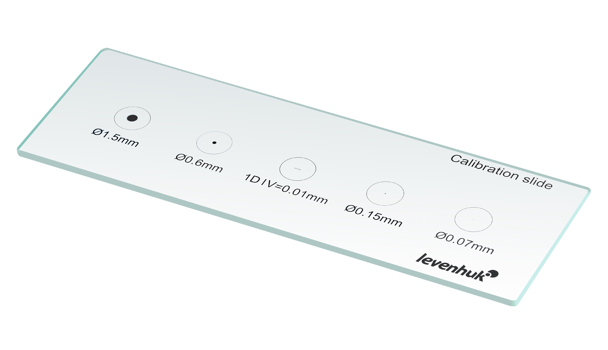 Laboratory Measurement Slide Precision Microscope Calibration Slide - 0 ...
